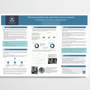 Research Poster Template - Academic Powerpoint Design to Present Your ...
