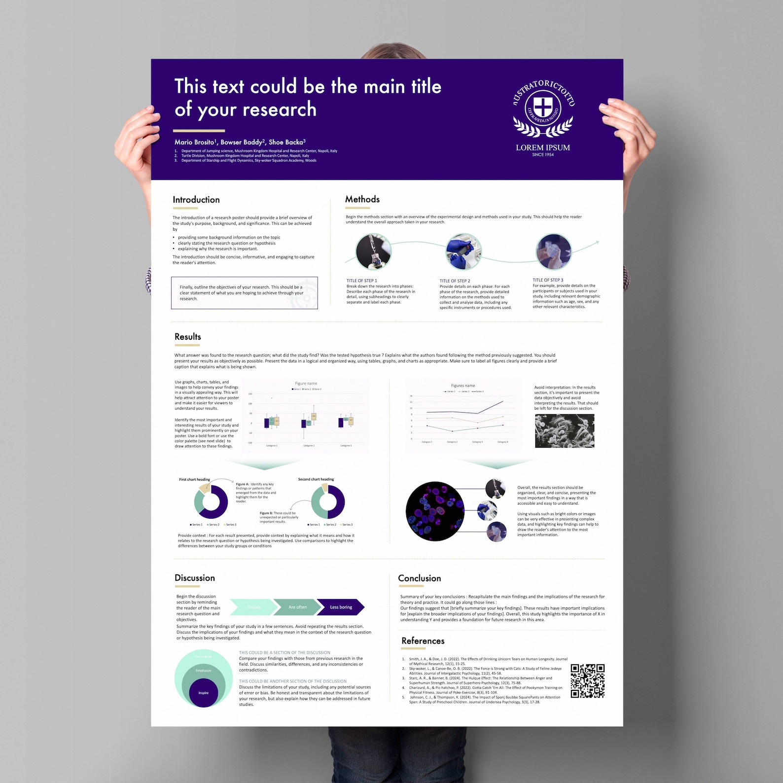 Research Poster Template | Powerpoint for Scientific Conference | A0 ...