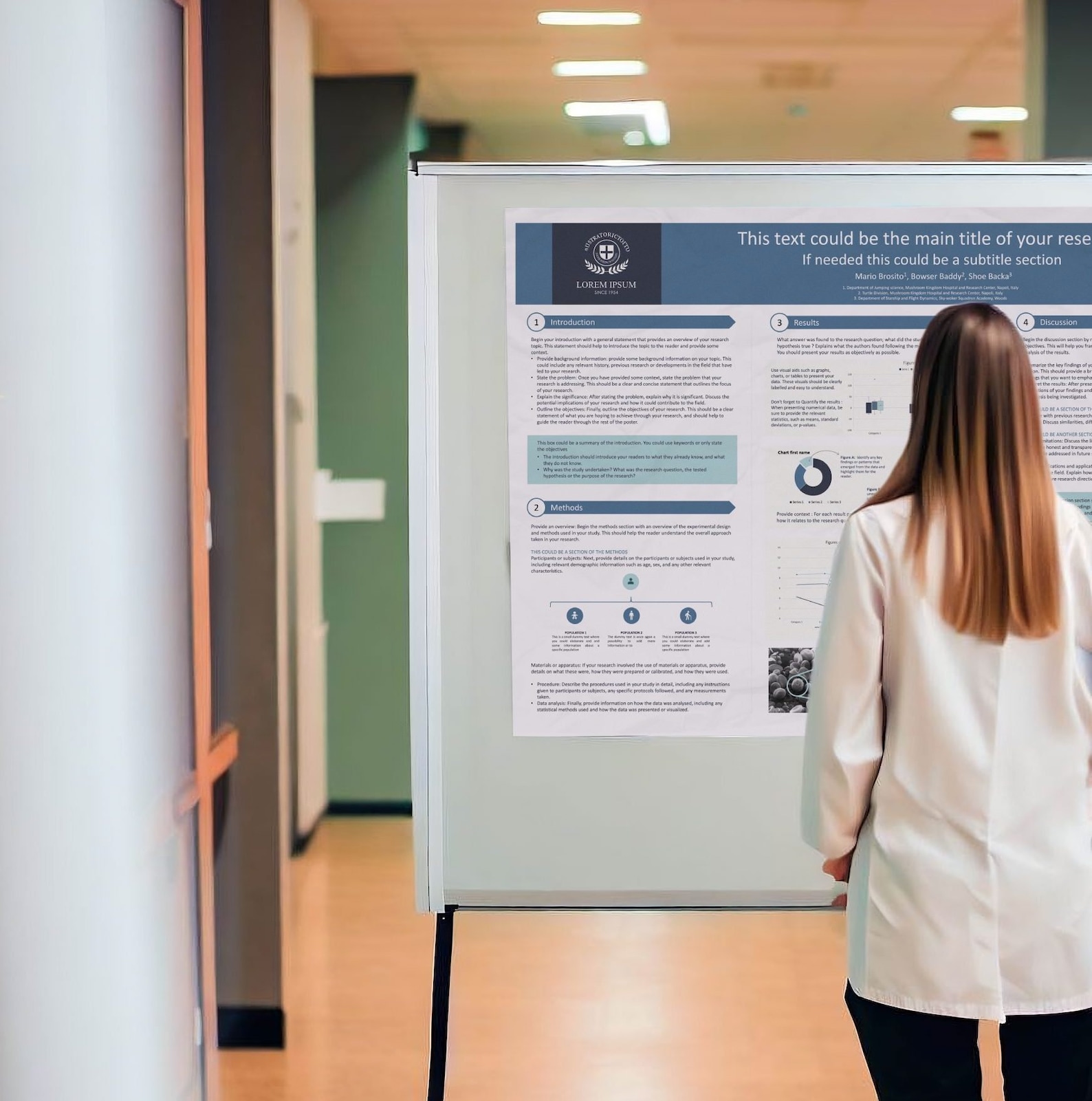 Research Poster Template - Academic Powerpoint Design to Present Your ...