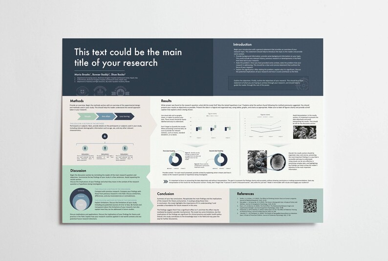 Scientific Conference Poster Template | Powerpoint to Present Your ...