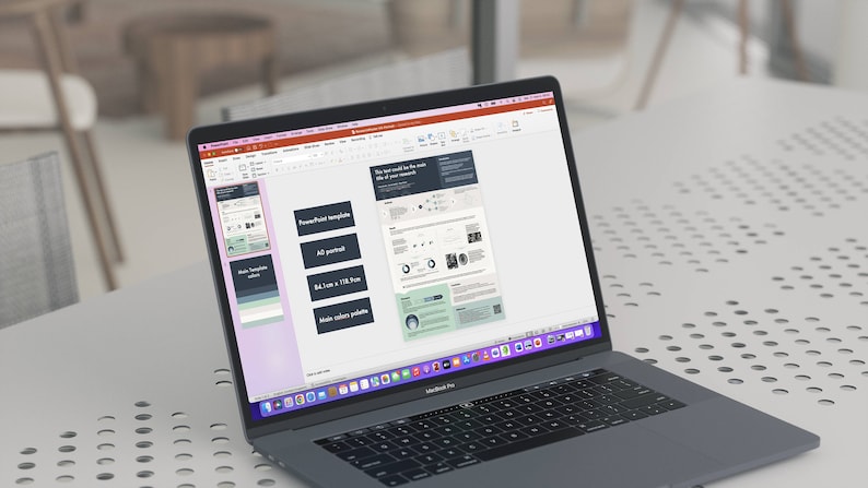 Research Poster Template, A0 Portrait Editable Powerpoint - Scientific ...