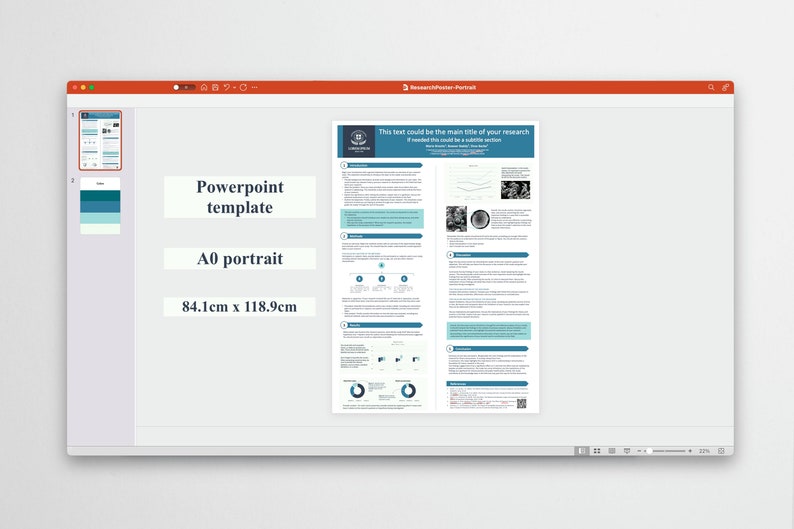 Scientific Poster Template | Powerpoint Layout for Research Conference ...