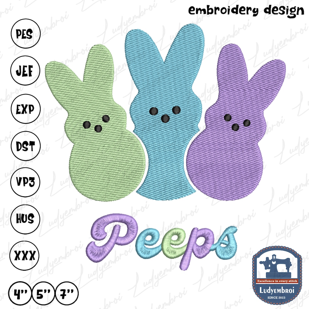 Easter Day Bunny Peep Embroidery Design, Easter Day Jesus Embroidery ...