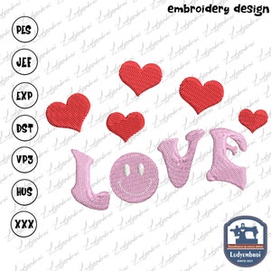Valentine Love Design, Valentine Embroidery Design, Valentines Day ...