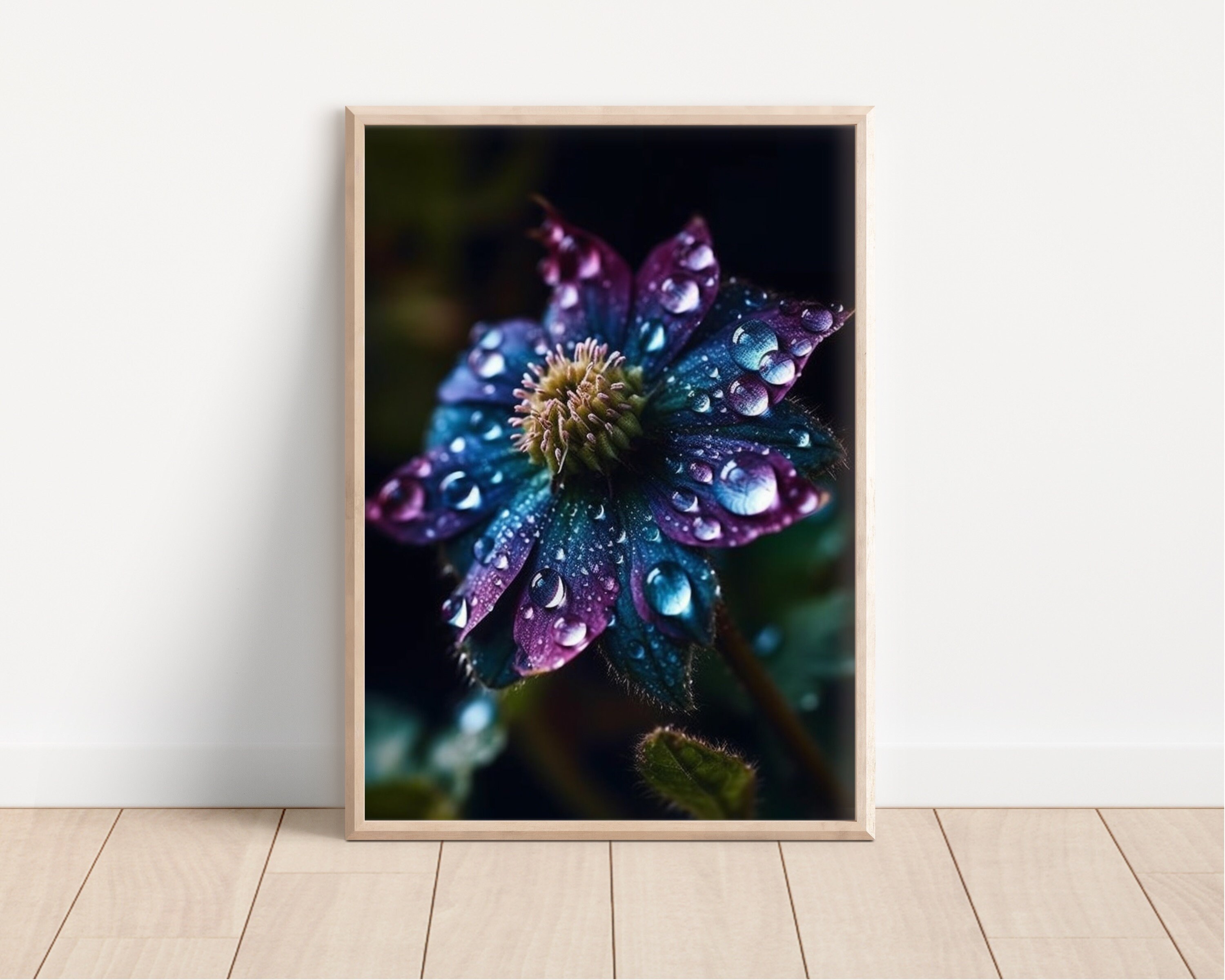 Printable Floral Matte Print Art Close up Flower Art Print for Home ...