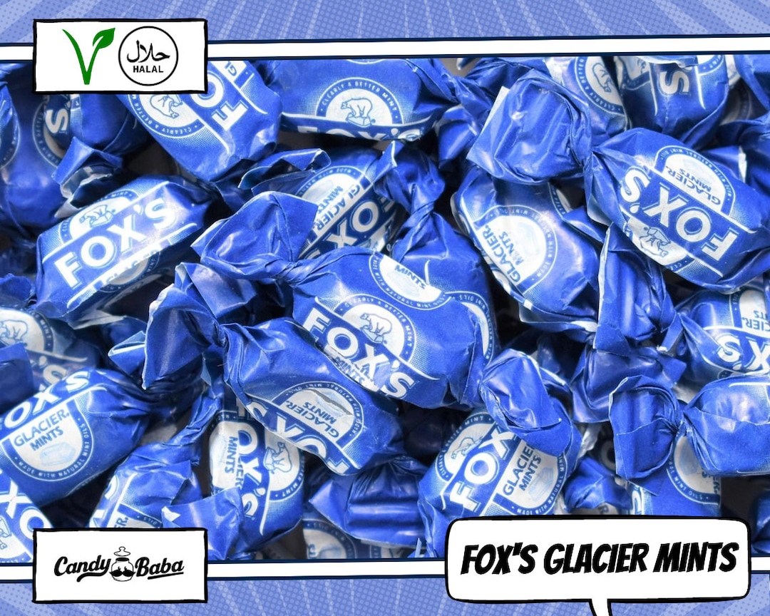Authentic Fox's Glacier Mints Classic Minty Freshness One Pack Candy ...