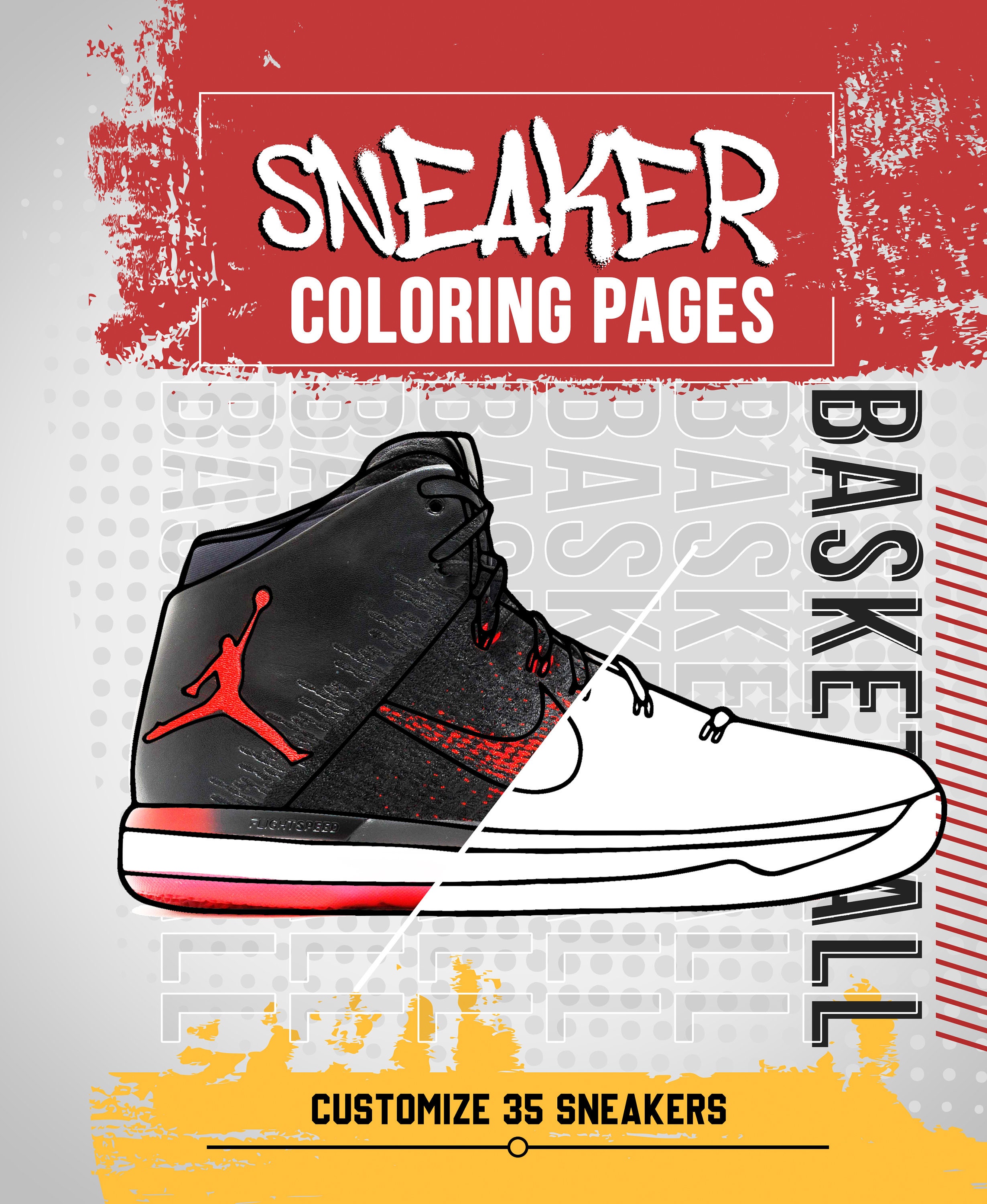 Basketball Shoes Coloring Pages