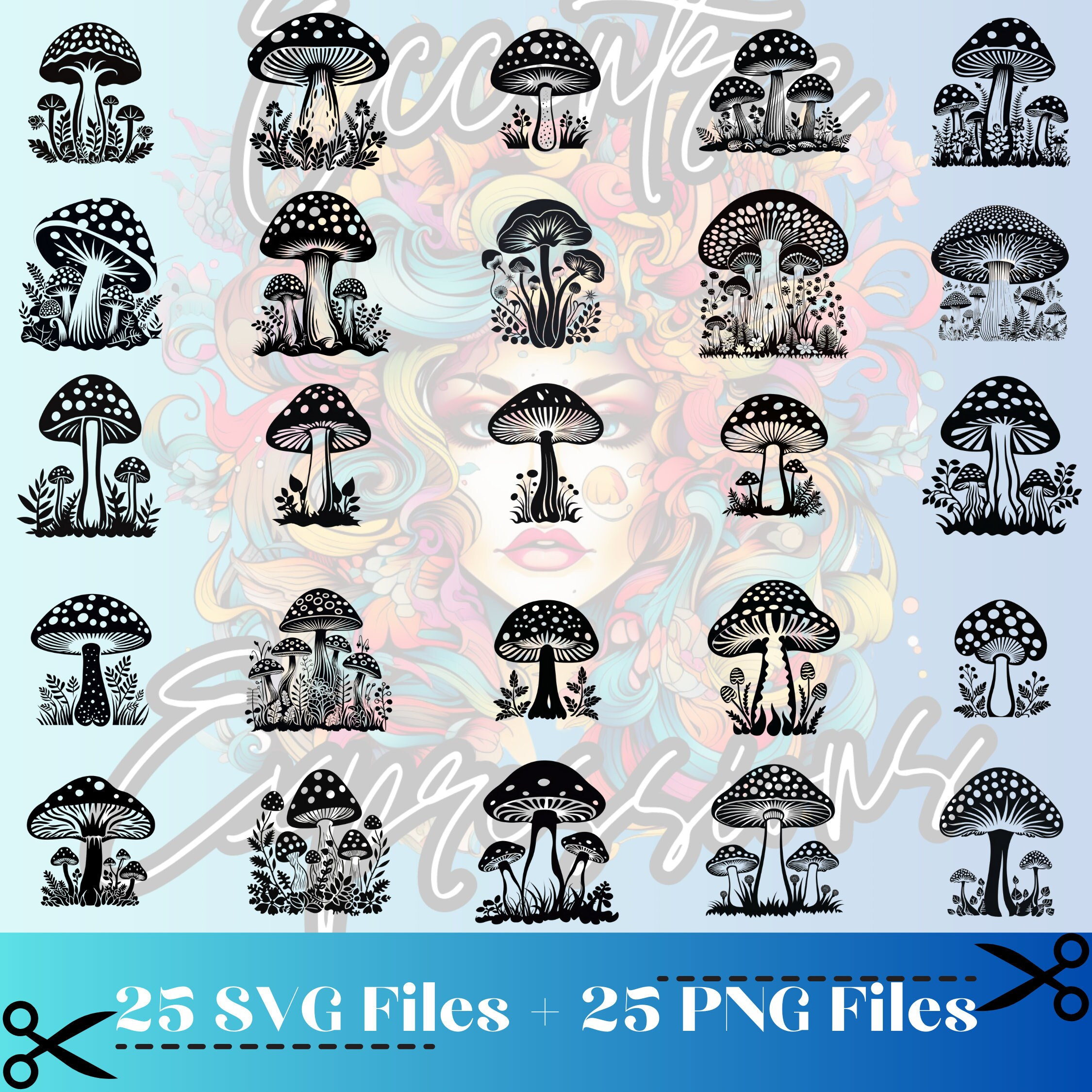 Seta SVG PNG Pack 25 Imágenes Únicas Perfecto para cortadores de vinilo ...