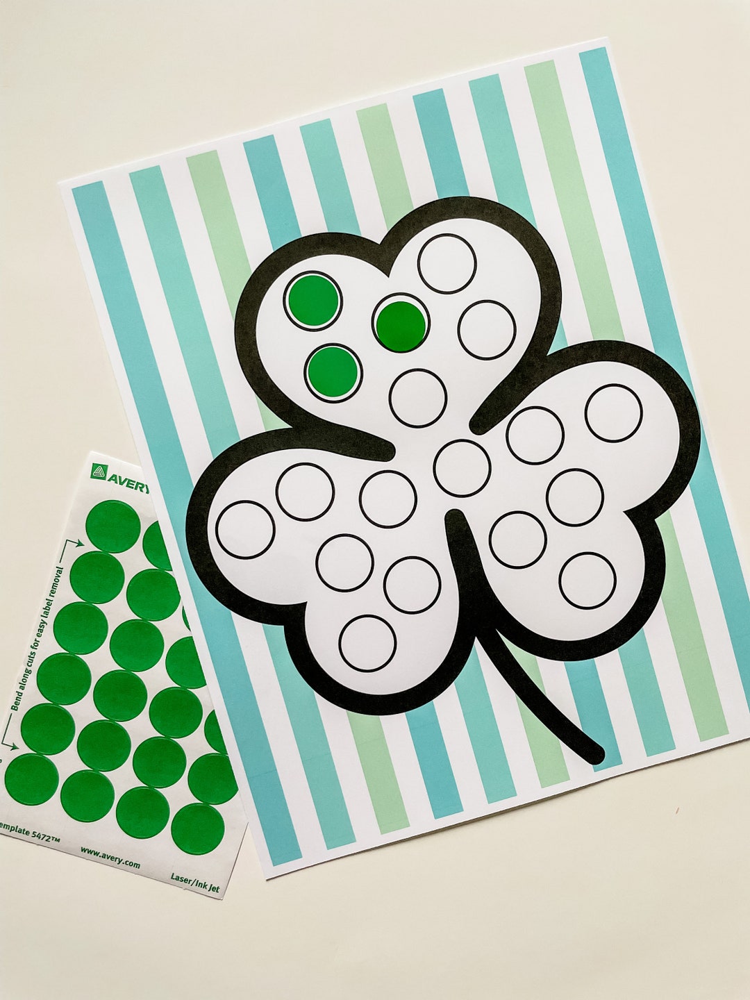 St.patrick's Day Dot Sticker Activities - Etsy
