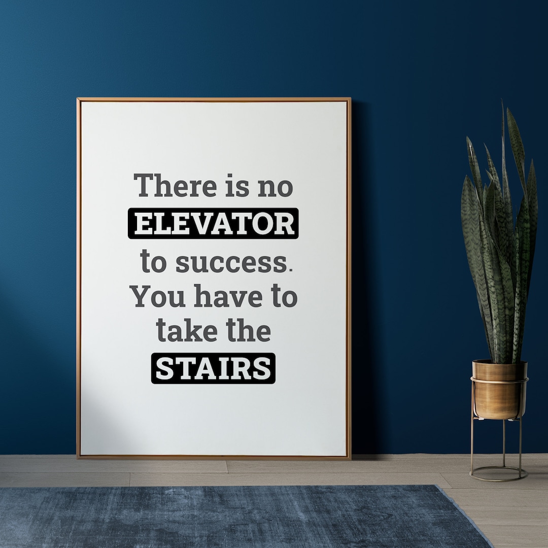 Motivational Quotes Wall Art, Office Wall Art, Inspirational Wall Art ...