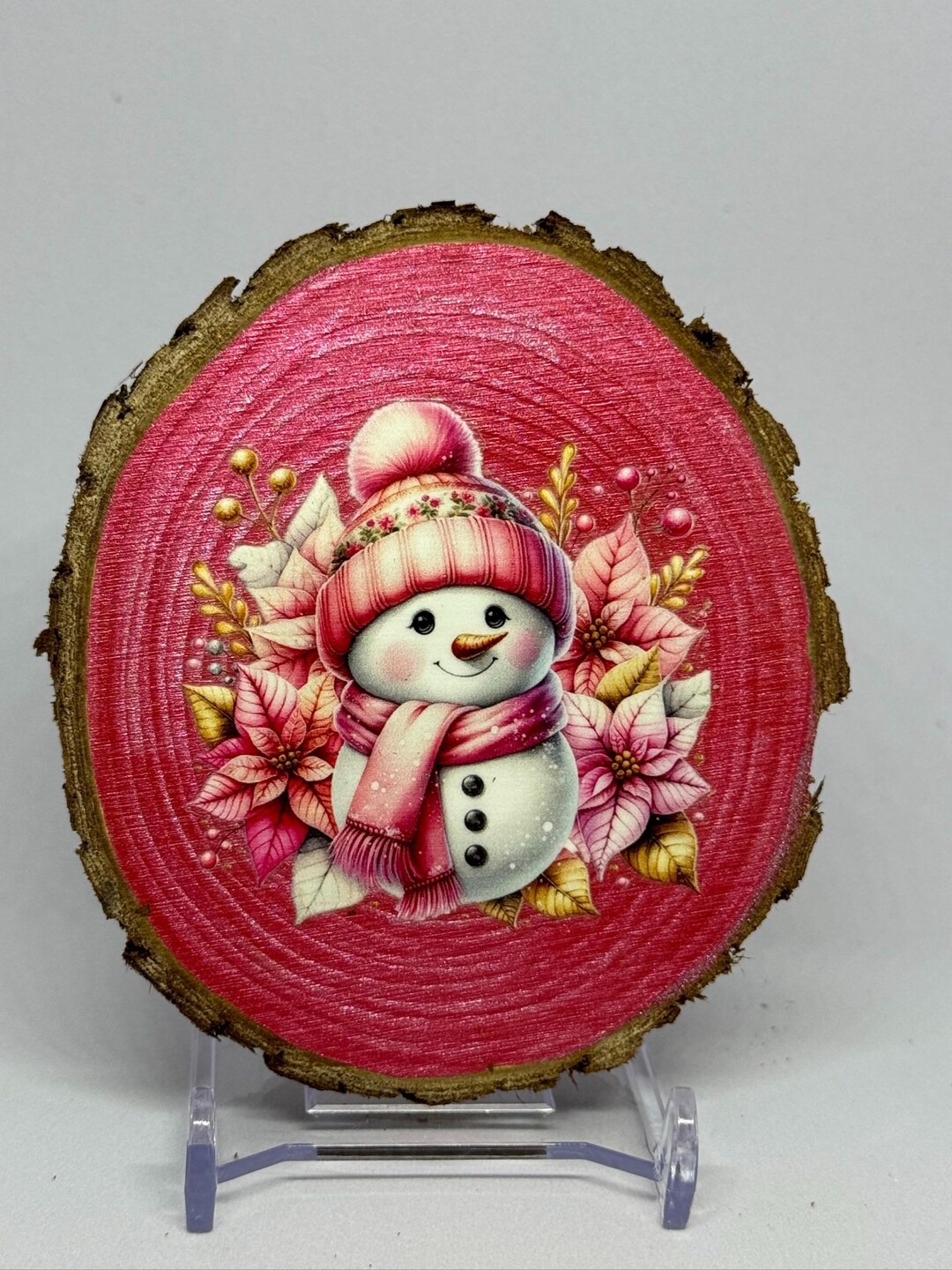 Wood Ornament 3"-3.5" Hand Made With Love - Etsy