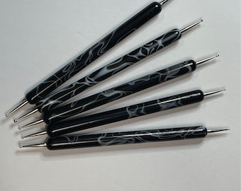 Set of 5 Mandala Dotting Tool Stylus Dot Sizes Boho Decor Art Nail Art ...