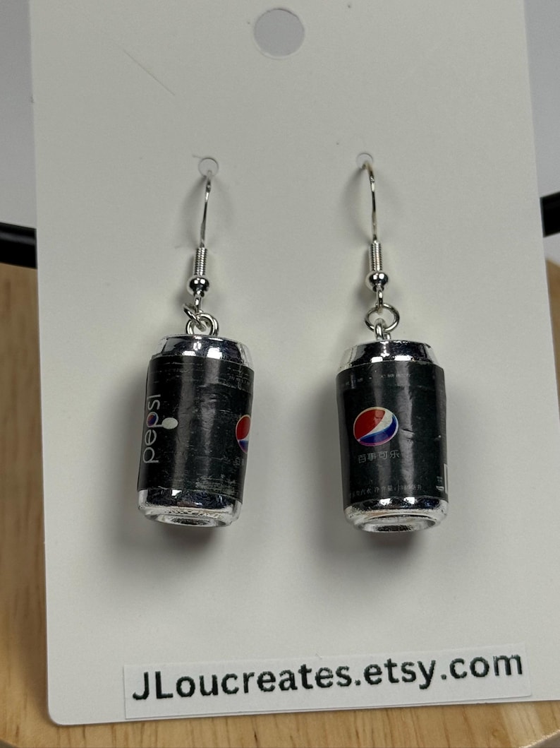 Earrings - Coke, Pepsi, Red Bull, ....novelty - Unique Earrings That ...