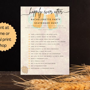 Hoppily Ever After Bachelorette Party Scavenger Hunt, Brew Crew ...