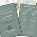 Catholic Wedding Mass Program Sage Wedding, Elegant Full Mass Ceremony ...
