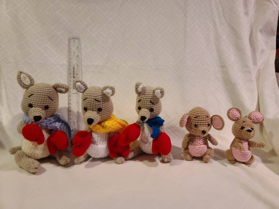 Ready to Ship Australia Kangaroo Boxing Kanga Keychain Crochet - Etsy