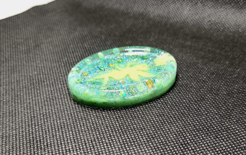 Glowing Green Flower Fairy - Pretty Stimmy Stone - Sensory - Worry ...