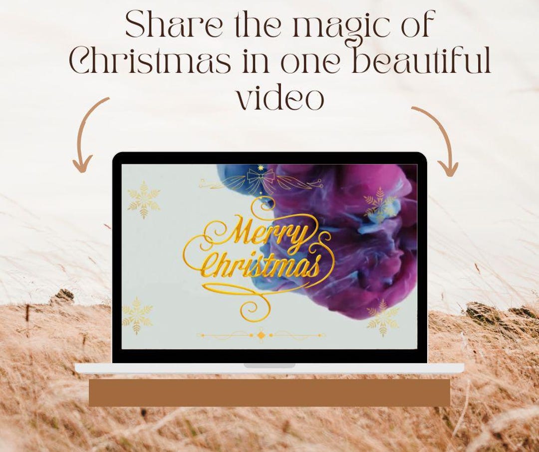 Christmas Video Gift Card | Digital Holiday Greeting | Animated Xmas ...