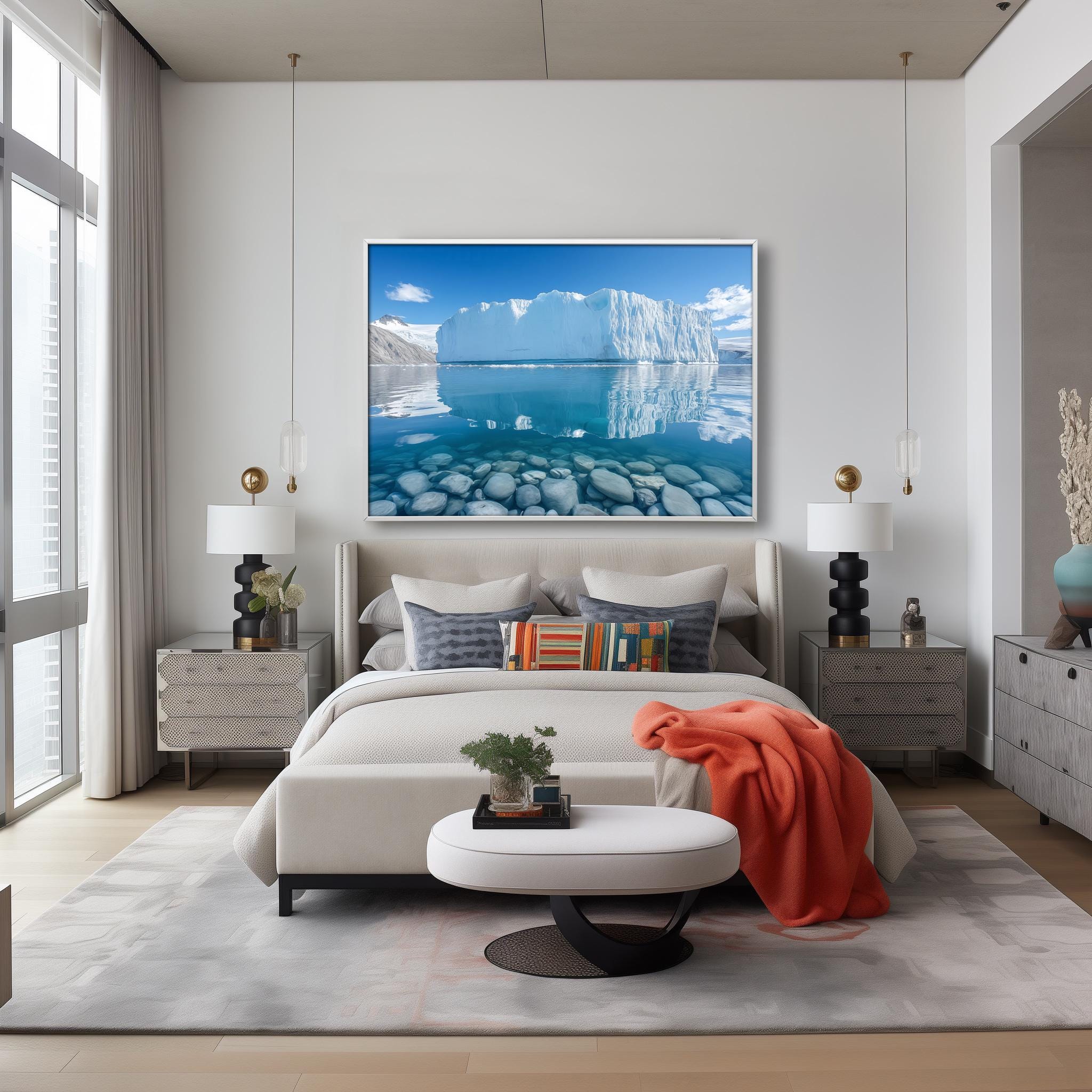 Iceberg Wall Art Iceberg Wall Decor Iceberg Canvas Iceberg Print ...