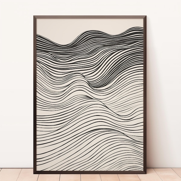 Curve Line Art - Etsy