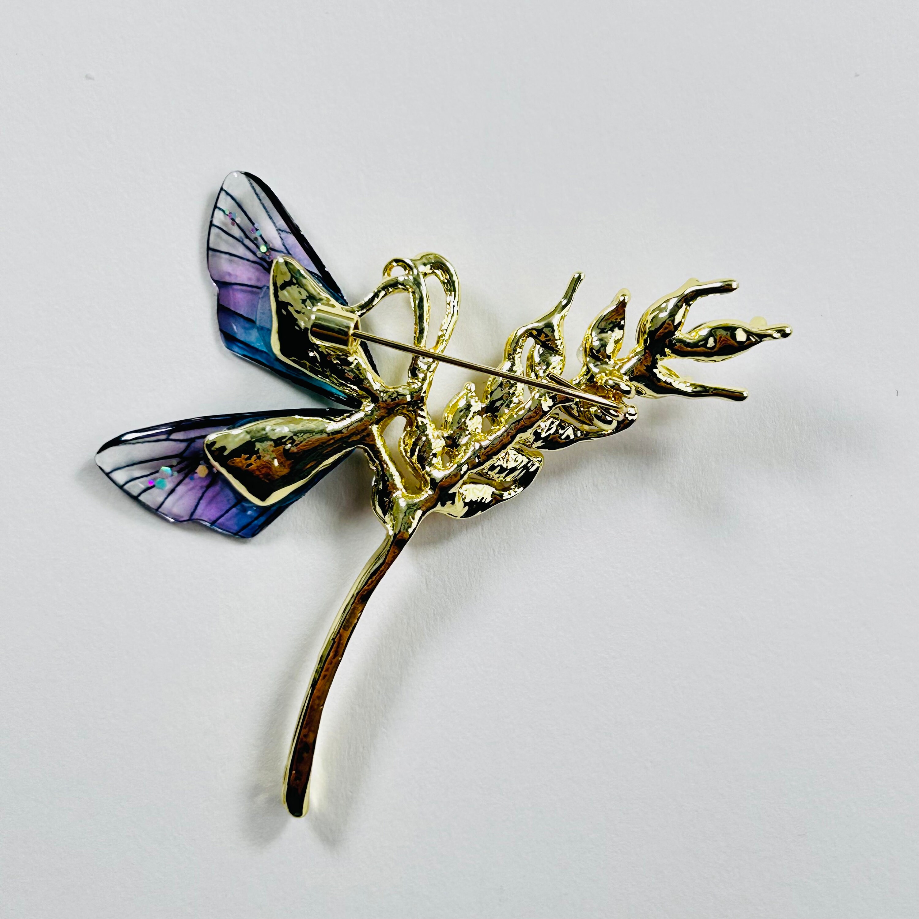 Transparent Acrylic Wings Dragonfly Crystal Brooch Pin - Etsy