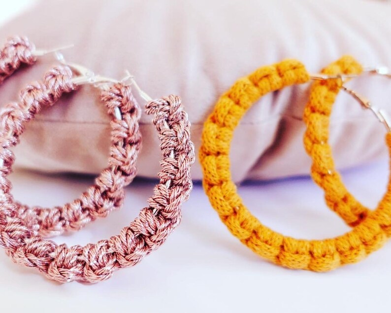 Macrame PATTERN Easy DIY Macrame Earring Tutorial for - Etsy Australia