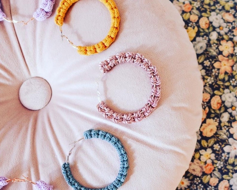 Macrame PATTERN Easy DIY Macrame Earring Tutorial for - Etsy Australia