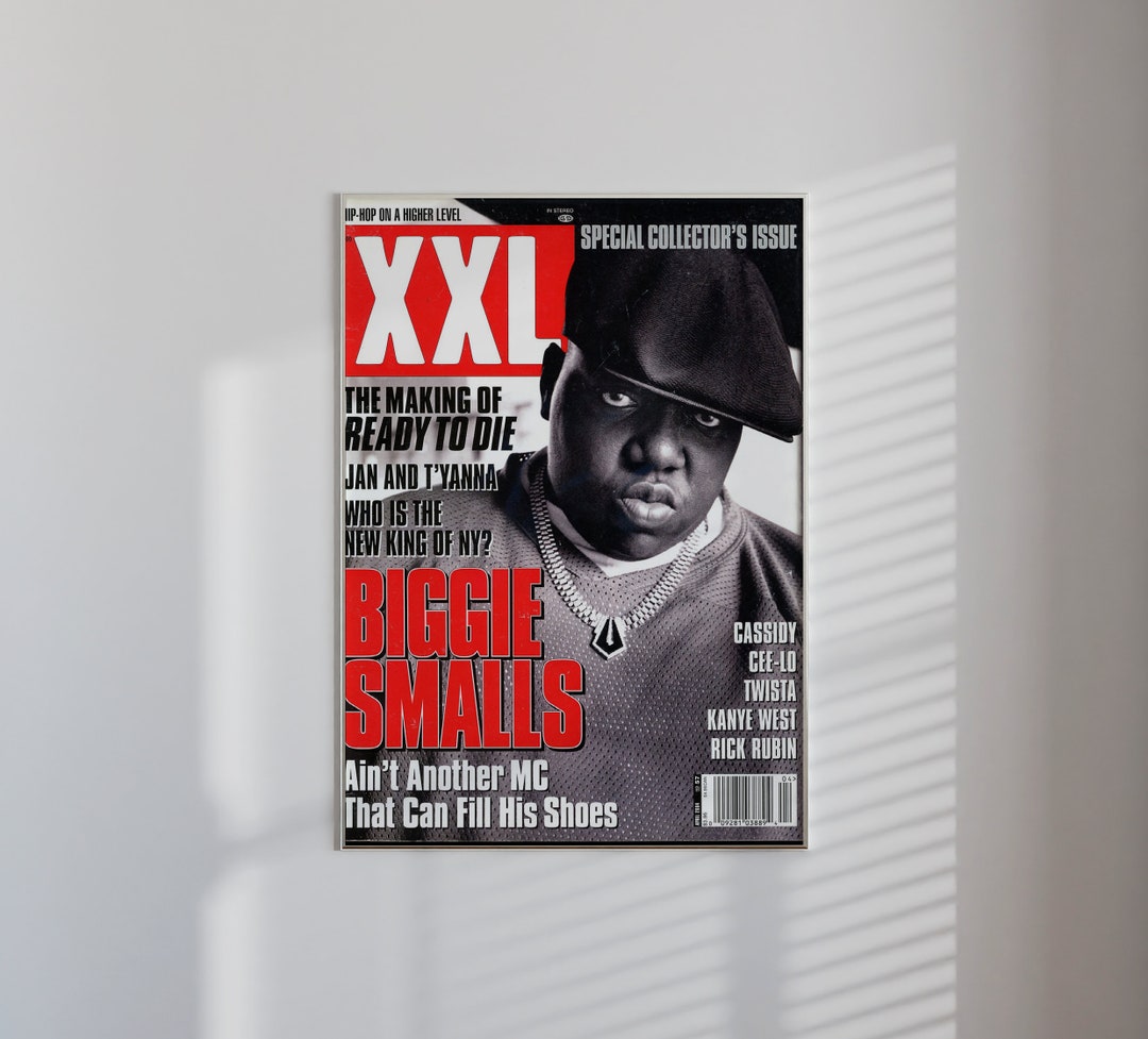 Biggie Smalls, Magazine Cover, Magazine Poster, Rap Cover, Rap Magazine ...