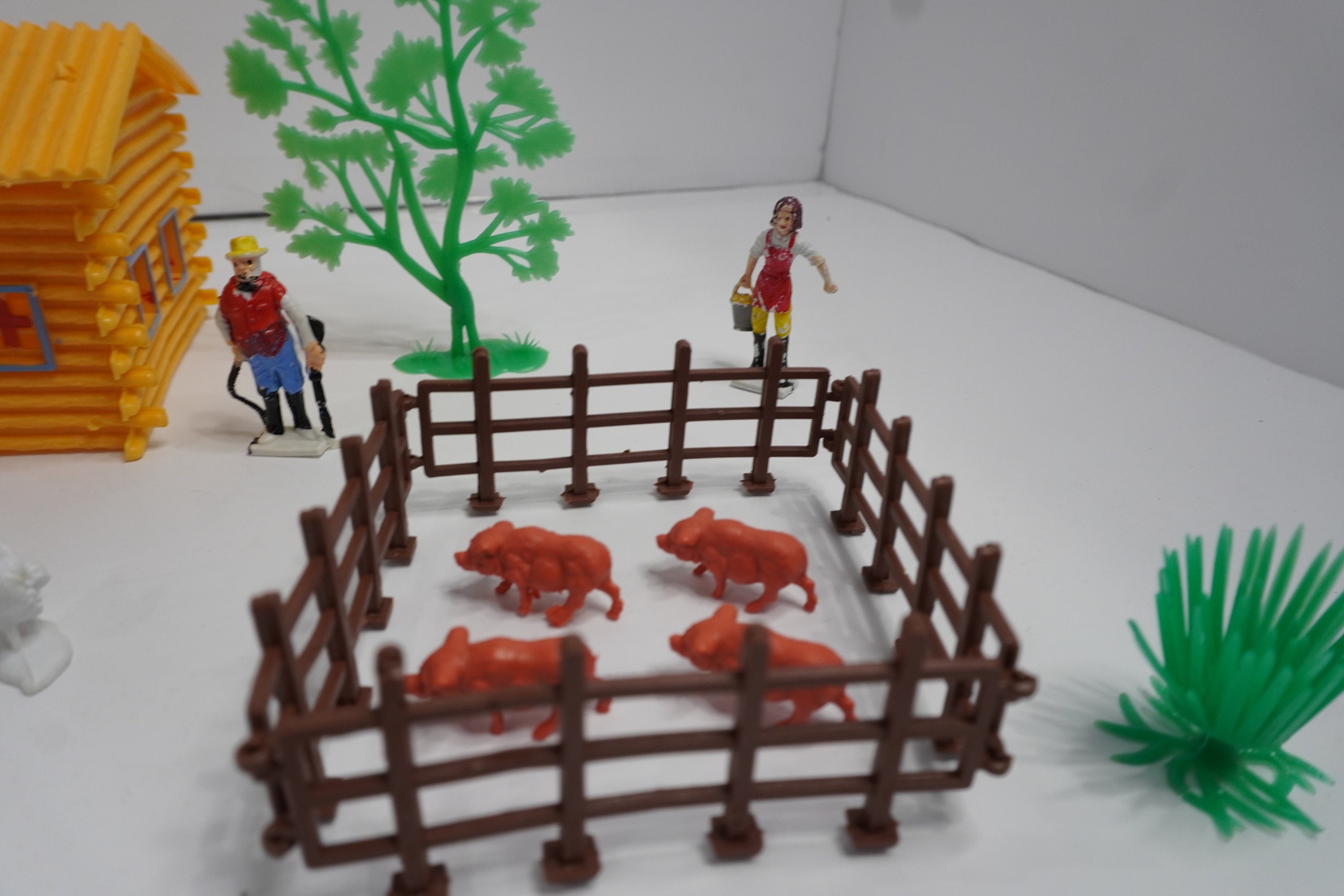 Vintage Britains Herald Plastic Farm Animals - Plastic Toy Figurines ...