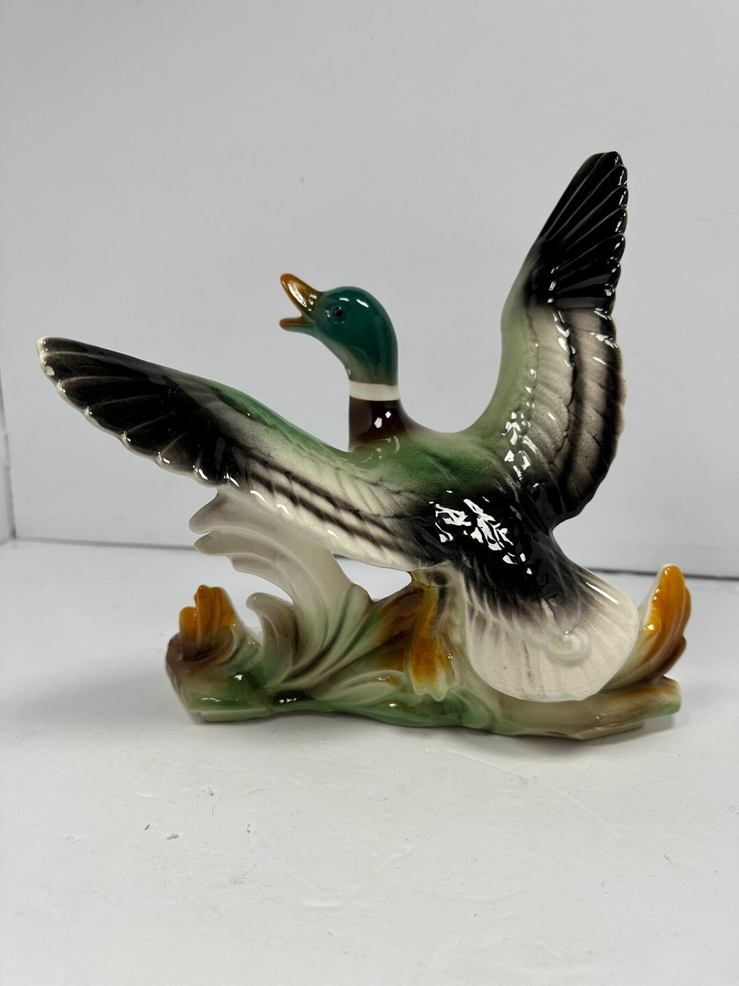 Vintage Lane & Co Van Nuys, Ca - Ceramic Duck - Mallard - TV Lamp - 319 ...