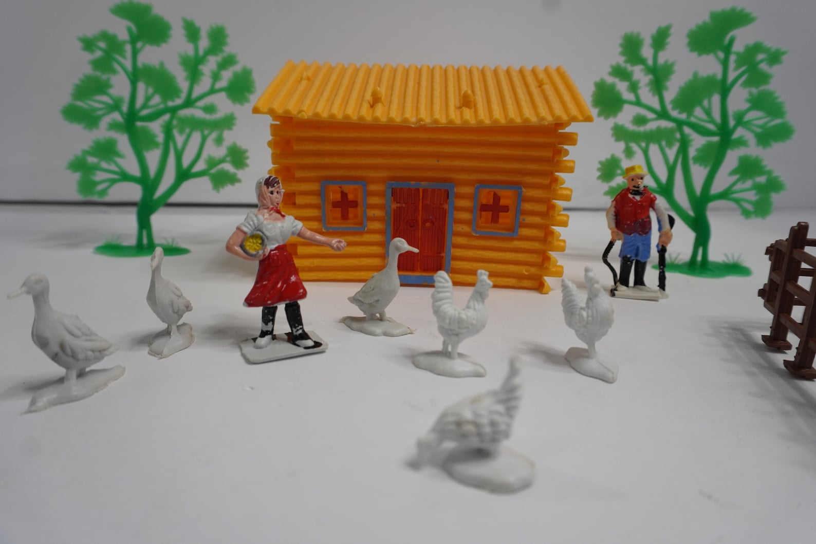 Vintage Britains Herald Plastic Farm Animals - Plastic Toy Figurines ...