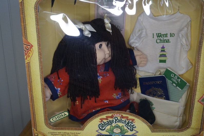 Coleco Cabbage Patch World Traveler Doll - 1985 - China - Original Box ...