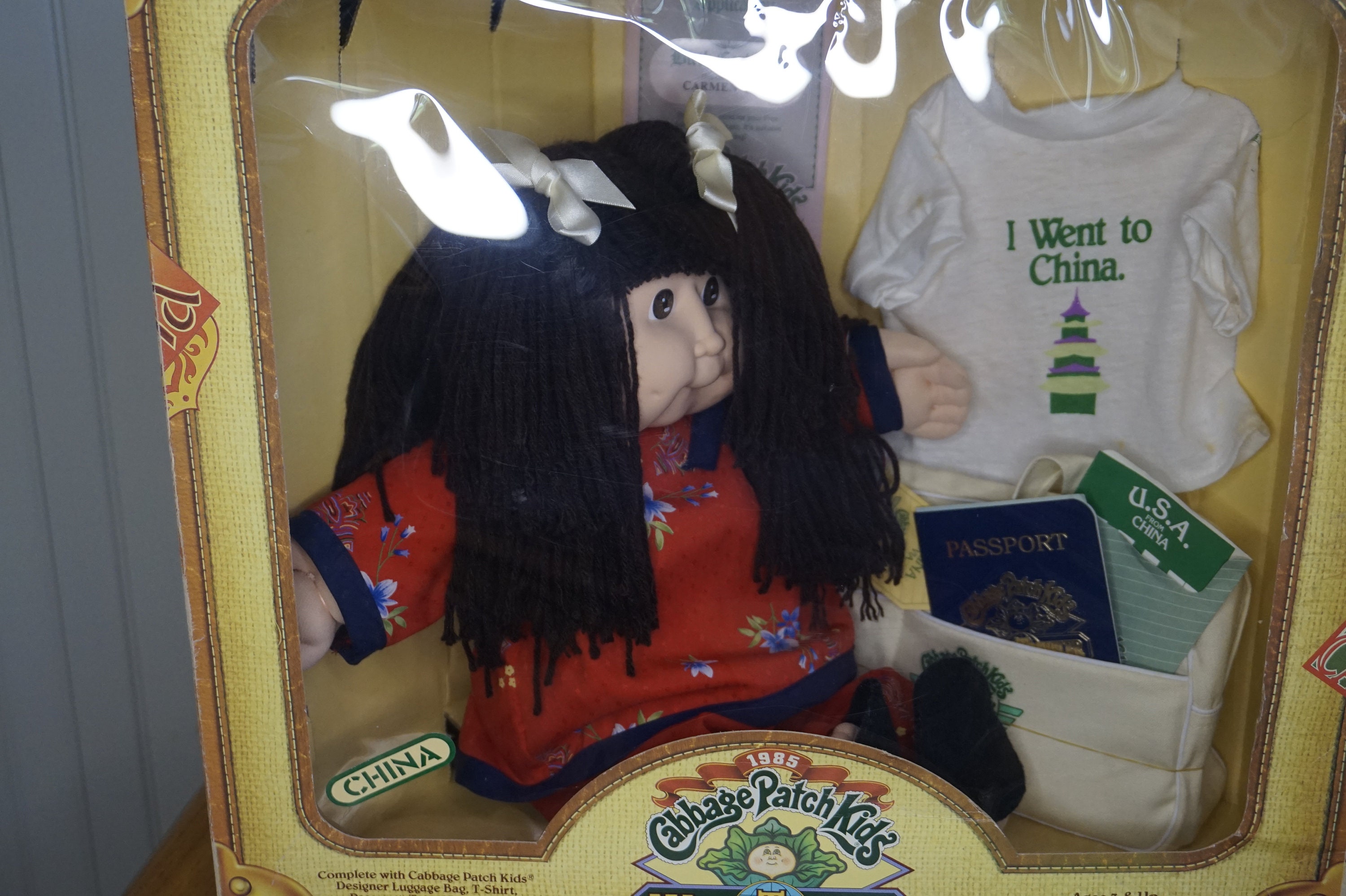 Coleco Cabbage Patch World Traveler Doll - 1985 - China - Original Box ...
