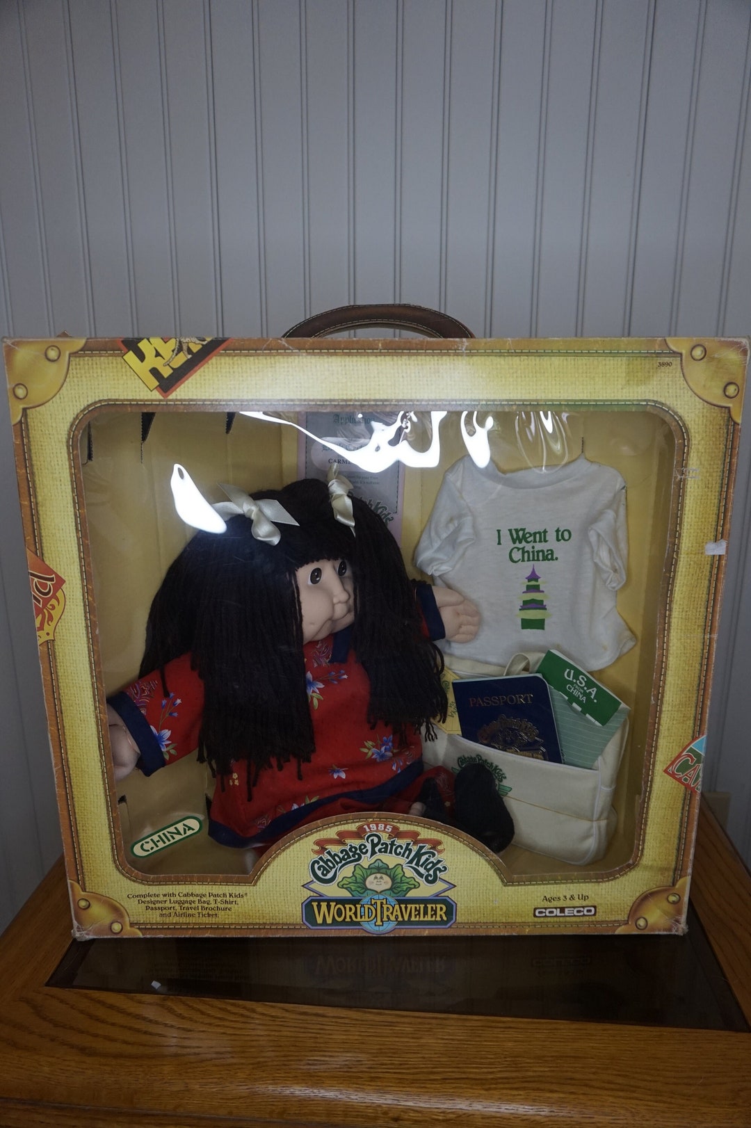 Coleco Cabbage Patch World Traveler Doll - 1985 - China - Original Box ...