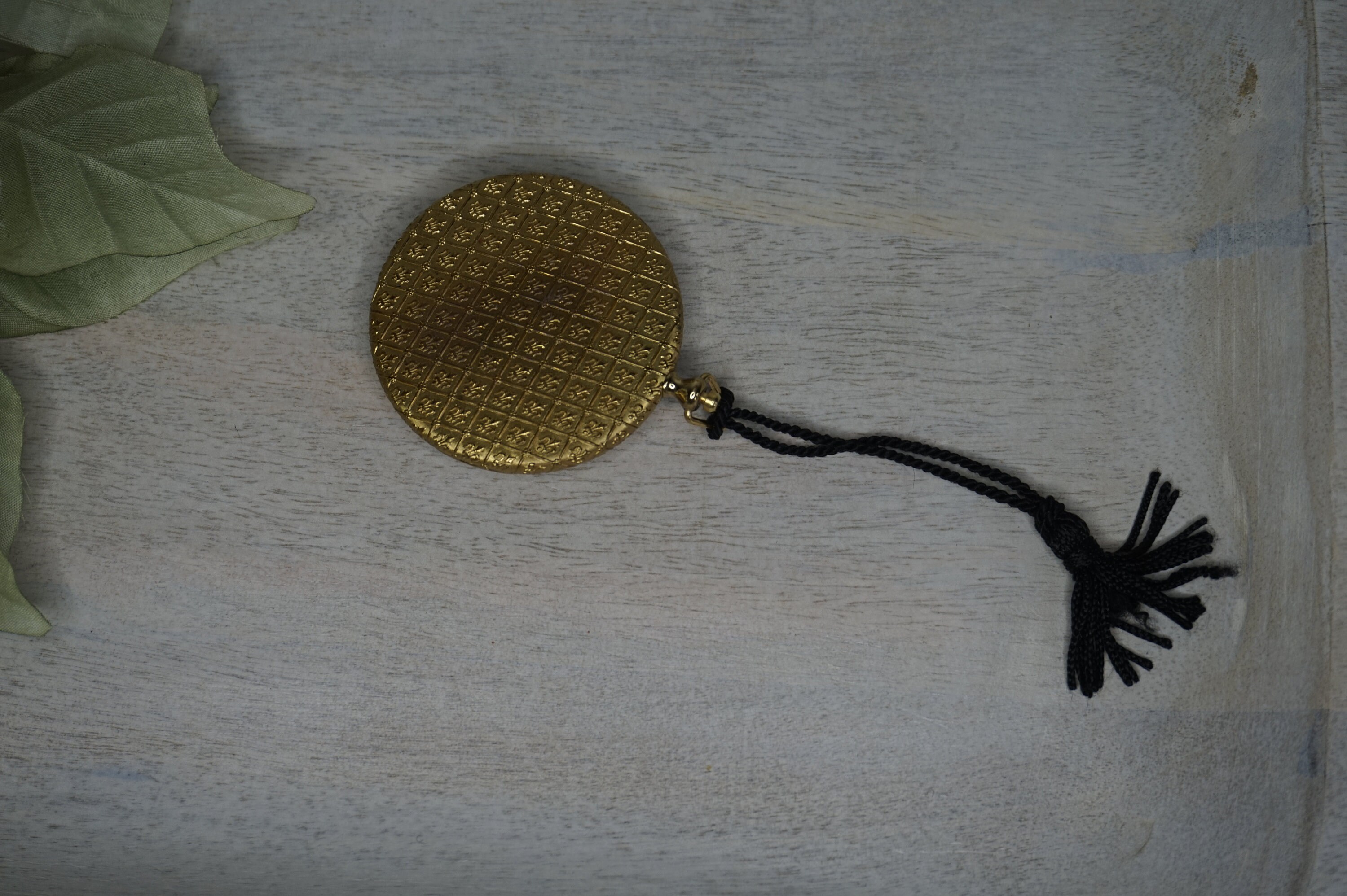 1960s Estee Launder 'pocket Watch' Power Compact Mother of Pearl Brass ...