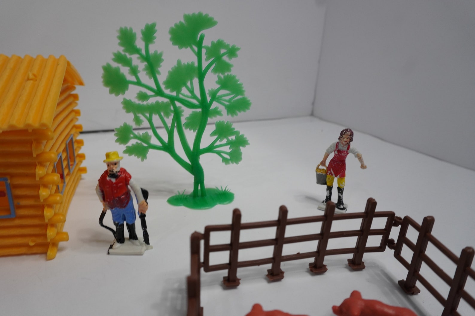 Vintage Britains Herald Plastic Farm Animals - Plastic Toy Figurines ...