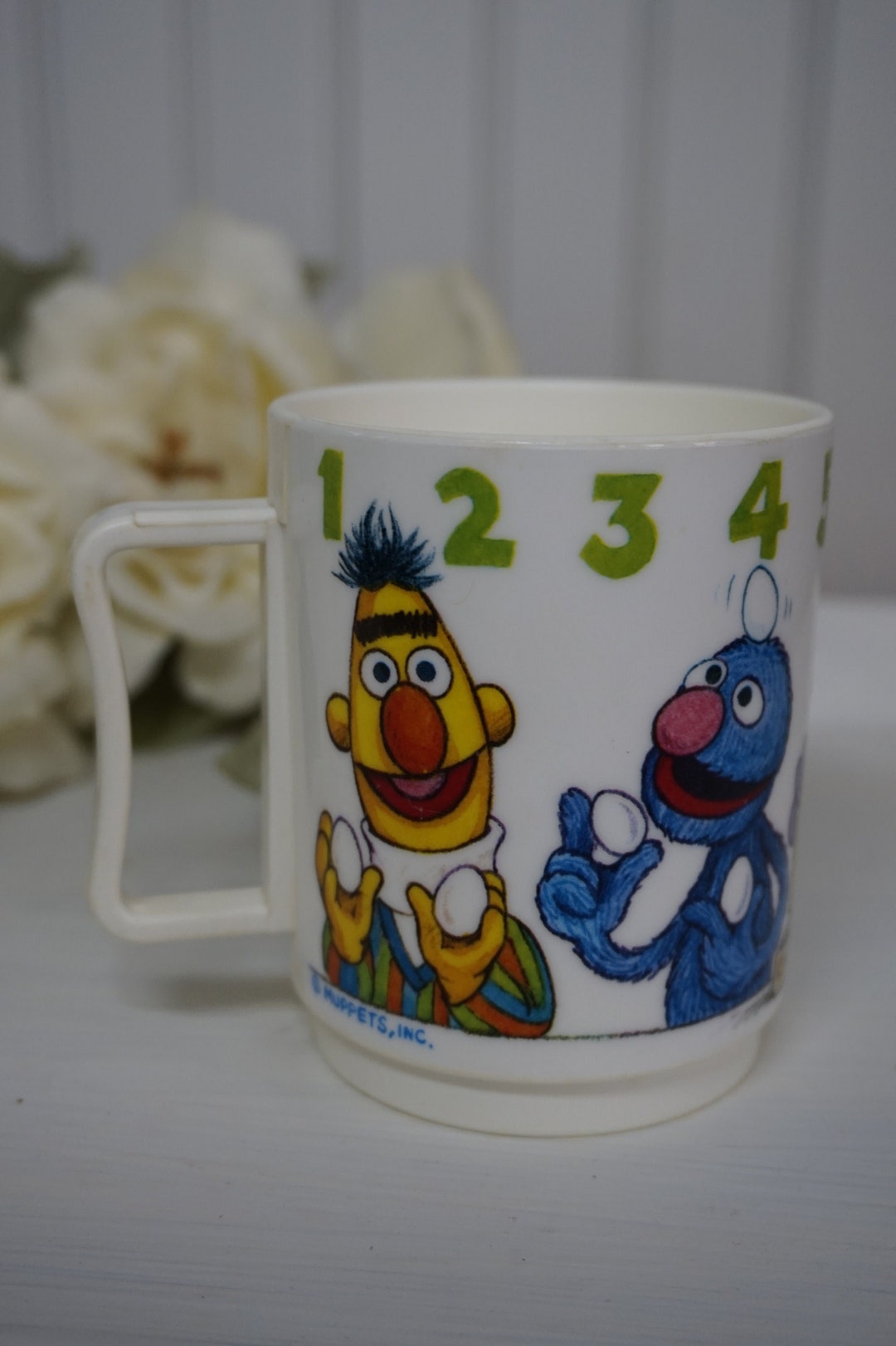 Vintage Sesame Street Child's Cup One Dozen Eggs - Etsy