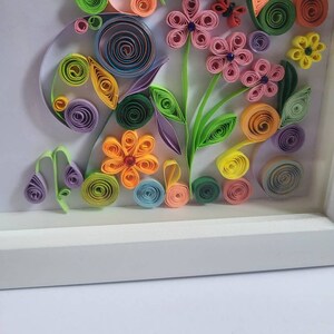 Four Seasons - Spring Quilling Art | Wall Decor | Quilled Art - Etsy