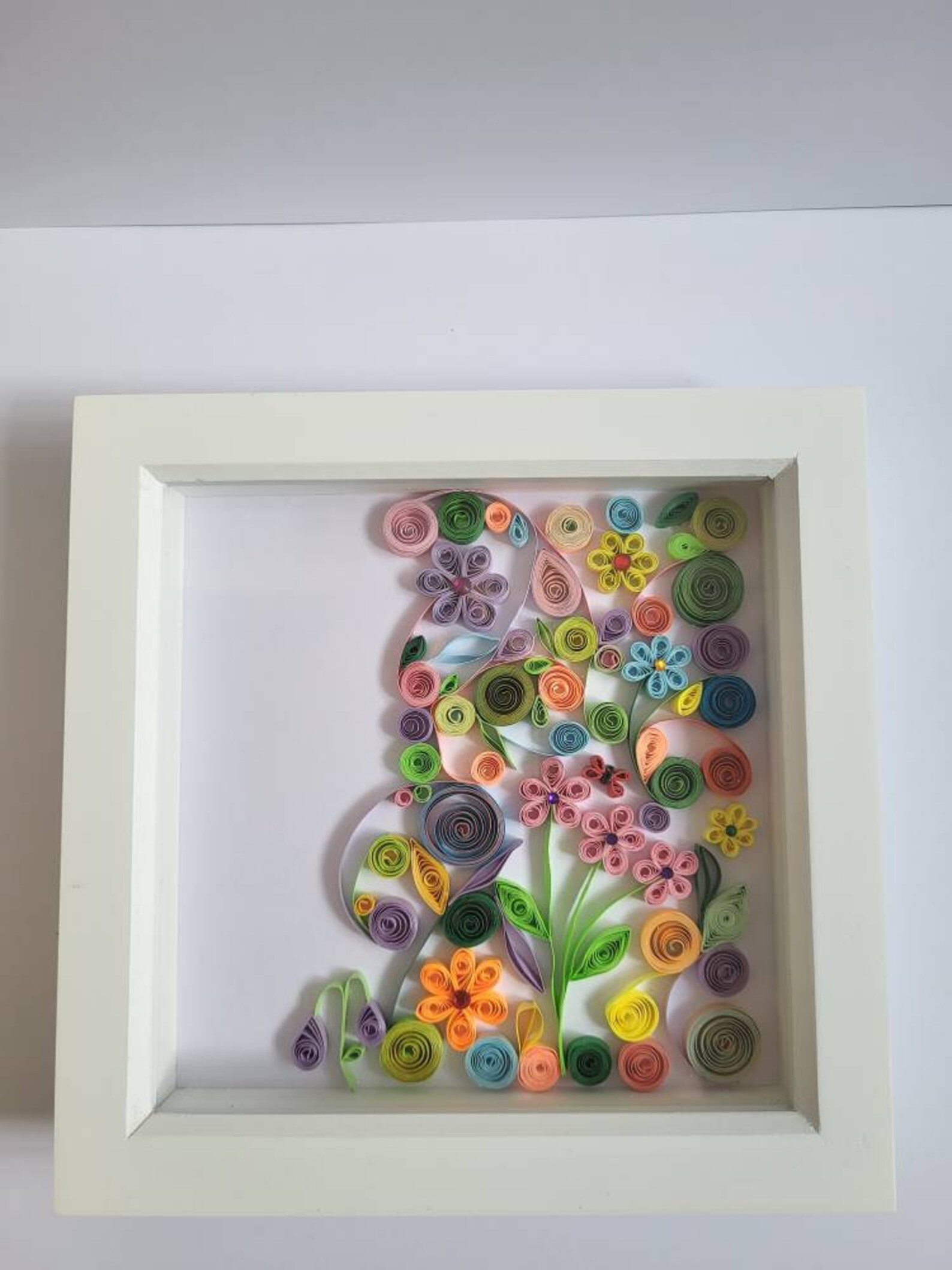 Four Seasons - Spring Quilling Art | Wall Decor | Quilled Art - Etsy