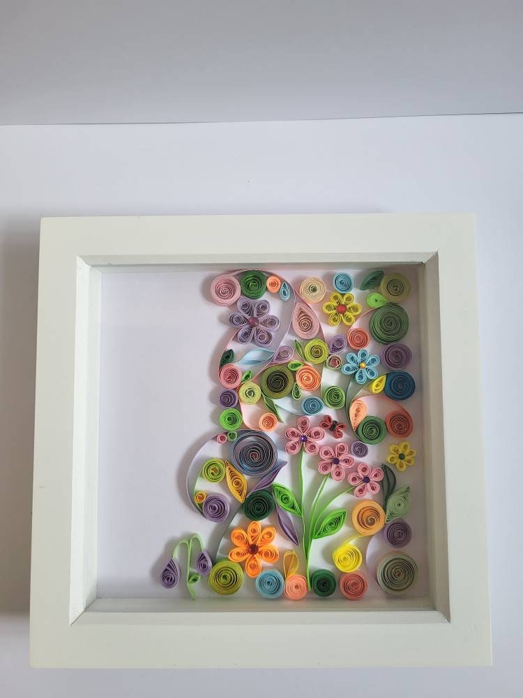 Four Seasons - Spring Quilling Art | Wall Decor | Quilled Art - Etsy