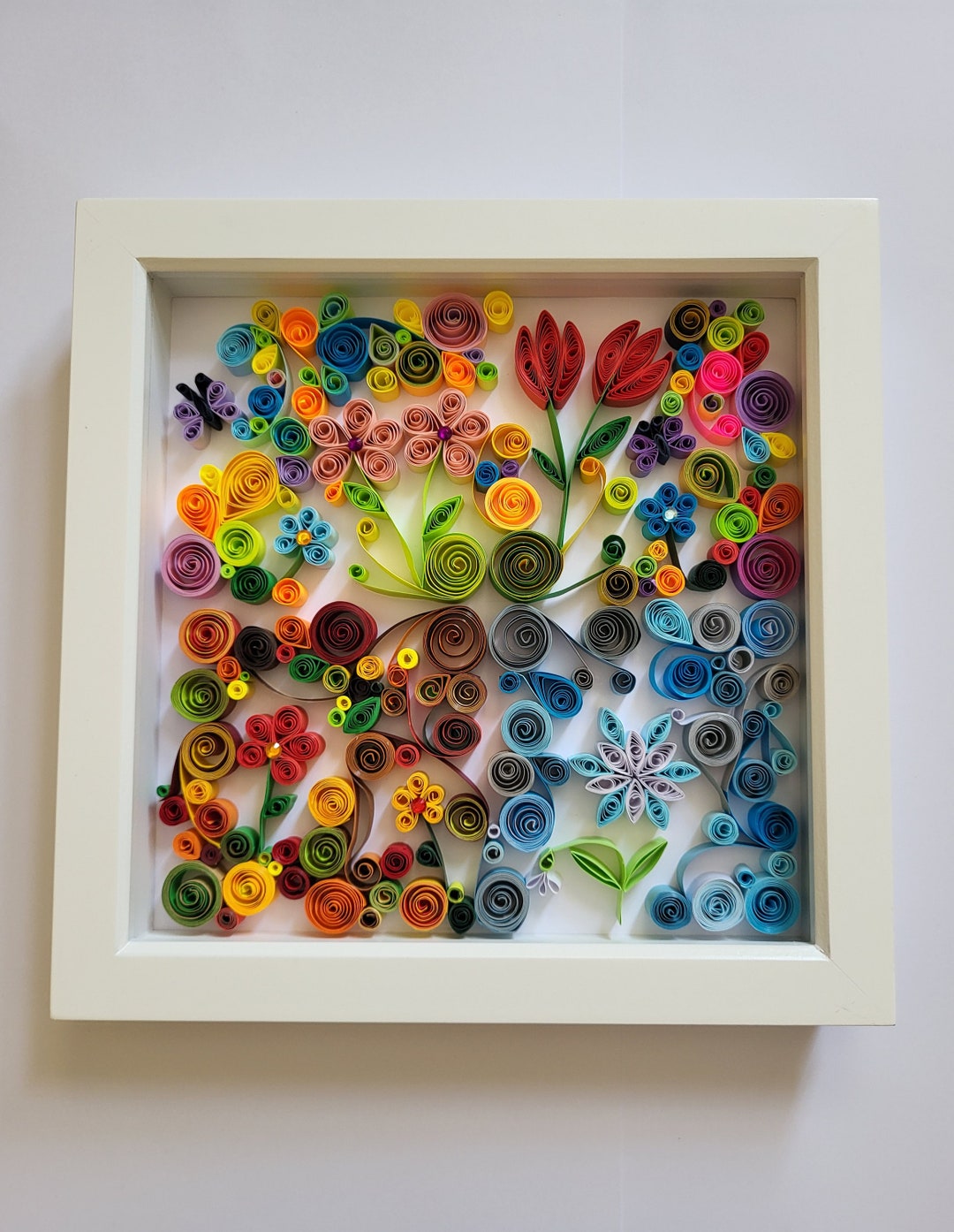Four Seasons - Spring, Summer, Autumn and Winter Quilling Art | Wall ...