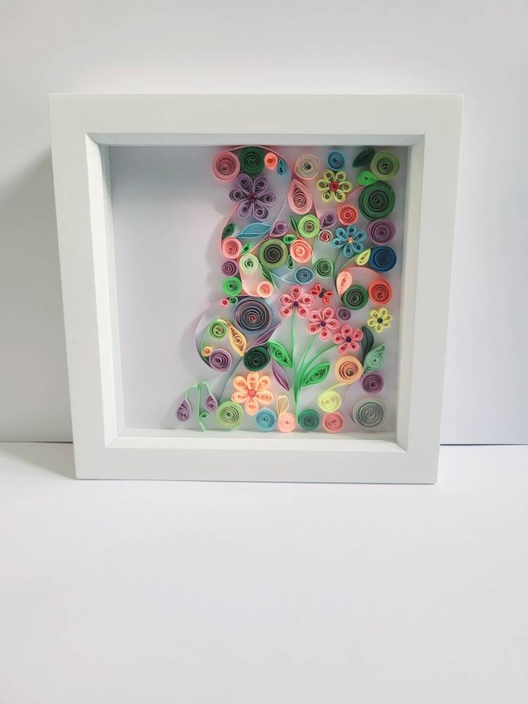 Four Seasons - Spring Quilling Art | Wall Decor | Quilled Art - Etsy