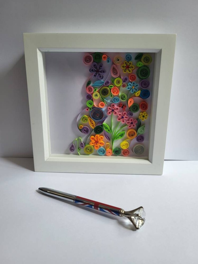 Four Seasons - Spring Quilling Art | Wall Decor | Quilled Art - Etsy