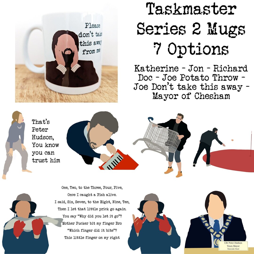 Taskmaster Series 2 7 Options - Etsy UK