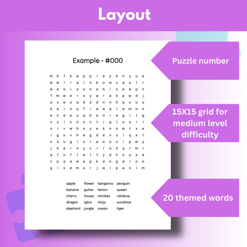 Mythical Monster Hunt Word Search 006: Fun Themed Challenge - Etsy