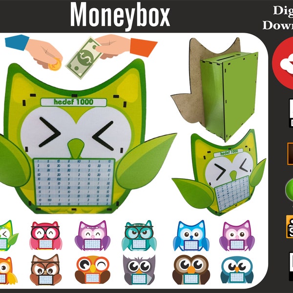 Owl Money Box - Etsy