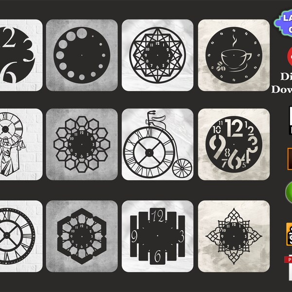 Clock Plans Cnc - Etsy