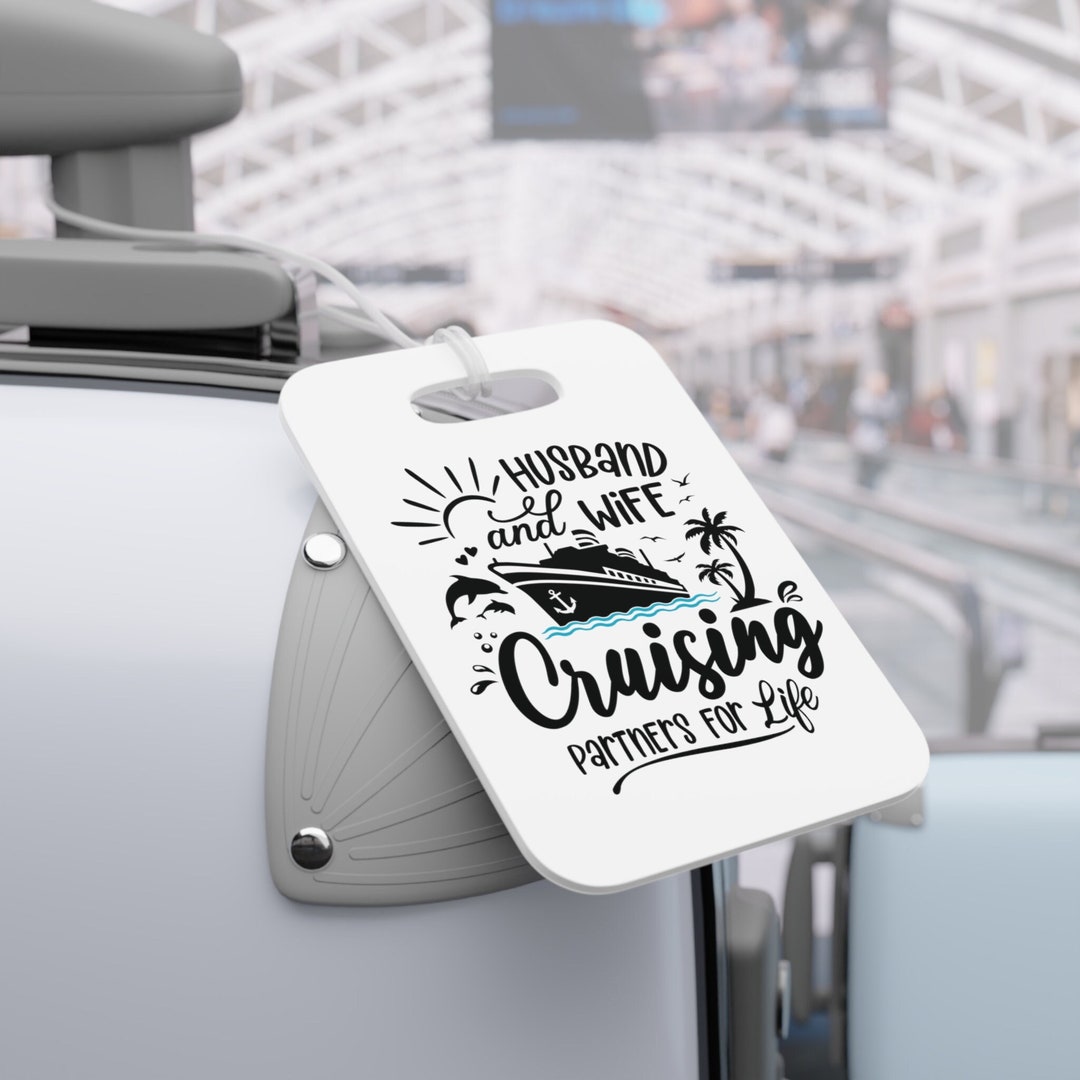 Cruise Luggage Tag: Beaches and Booze, Double-sided Print - Etsy