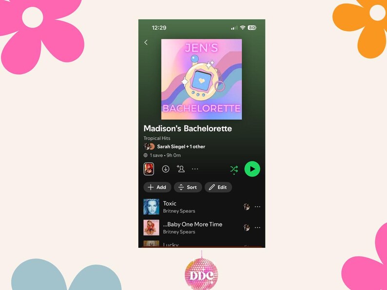 Y2K Playlist Cover | 2000s-themed Bachelorette| Fully Customizable ...