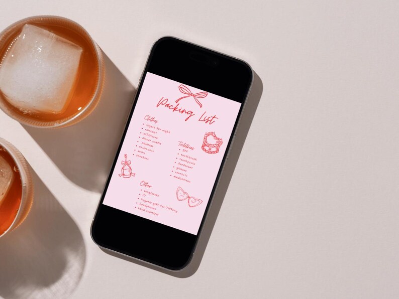 Coquette "she’s Tying the Knot" Bachelorette Party Packing List ...